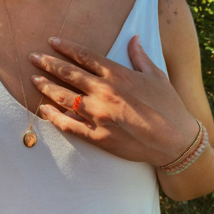 Carneool ring – Moonmamaholland